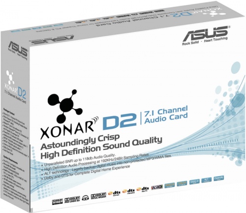 Звуковая карта Asus Xonar D2/PM/A PCI Черный